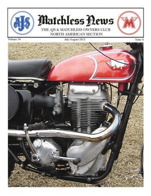 July/August 2015 cover | AJS & Matchless Owners