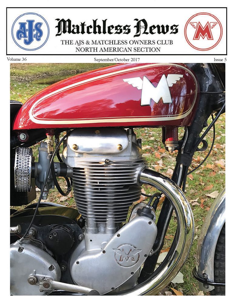 September October 2017 cover | AJS & Matchless Owners
